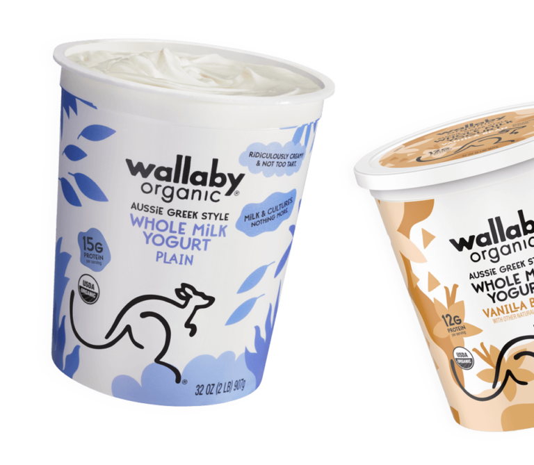 Wallaby Organic Greek Yogurt Products